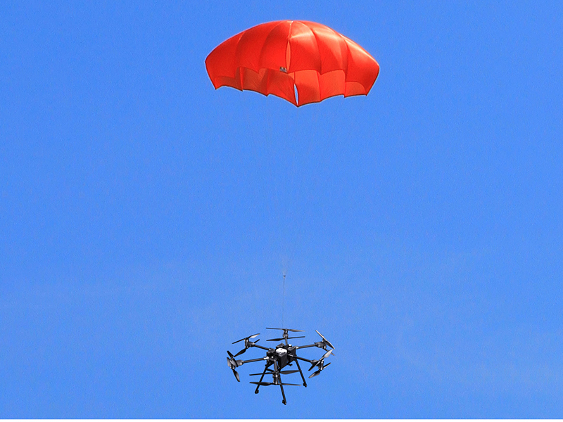 T200-25 Industrial Drone Rescue Parachute - SkyEagle Parachutes